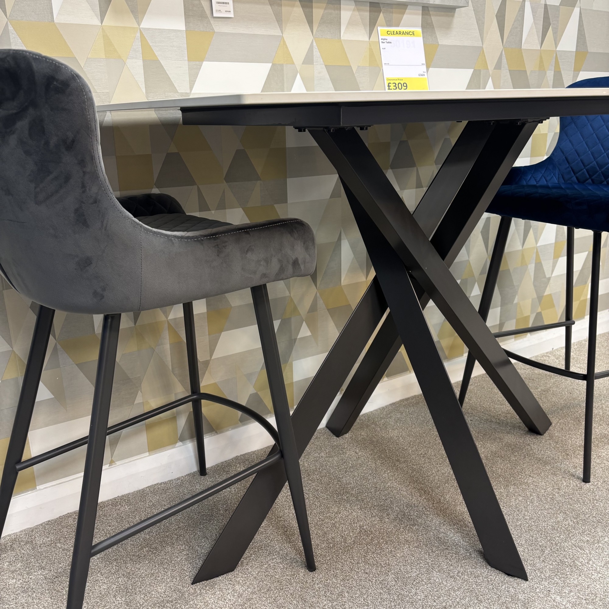 Alpha Bar Table - Toons Furnishers